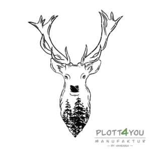 Plotterdatei "Hirsch" - Plott4You